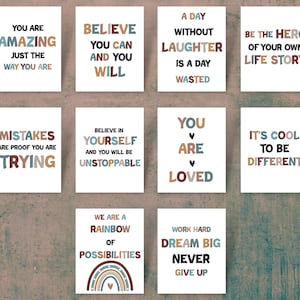Inspirational Classroom Posters | Positive Affirmation | Homeschool ...