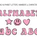 Pink Hearts PNG Letters, Printable PNG Abc's, Girls Png Letters ...