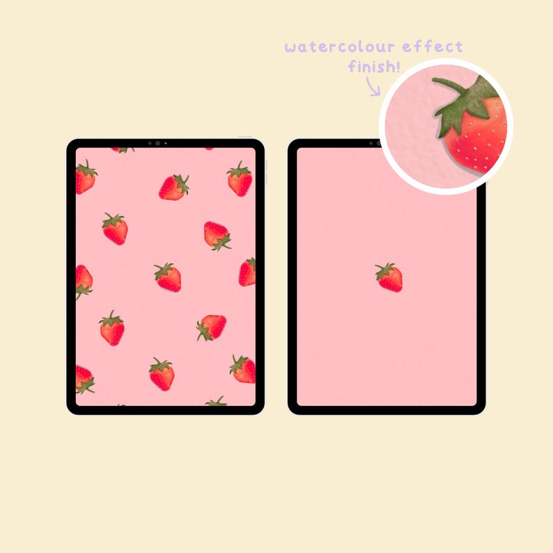 Strawberry Coquette Aesthetic Wallpaper | Cute Pink Screensaver ...