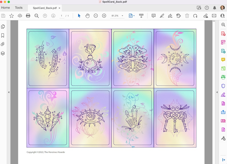 Printable Spell Cards - Dnd 5e - PDF Fillable - Digital Download ...