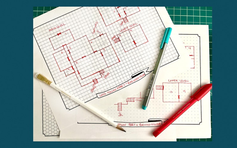 Printable RPG Grids and Maps - Dnd 5e - D&D - Pathfinder - RPG - PDF ...