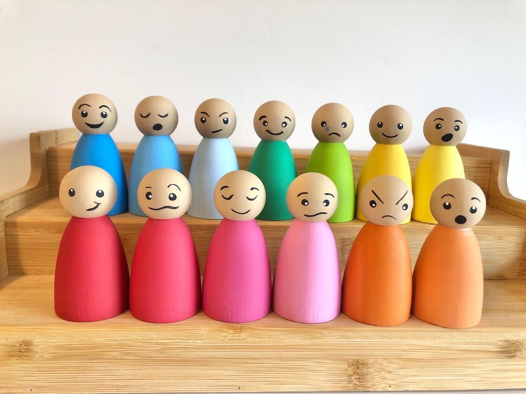 Emotions Peg Dolls to Help Children Understand Their Feelings Through ...