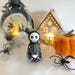 Halloween Peg Dolls. Hand Painted Wooden Peg Dolls, Includes Pumpkin ...