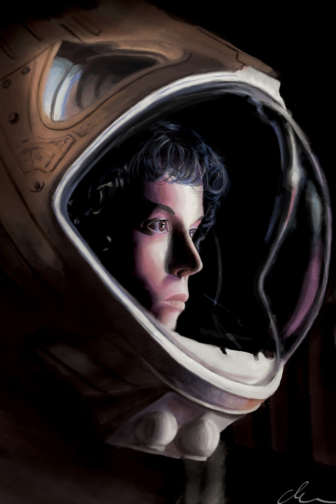 Ripley from Alien Fan Art Poster Digital Print | Etsy