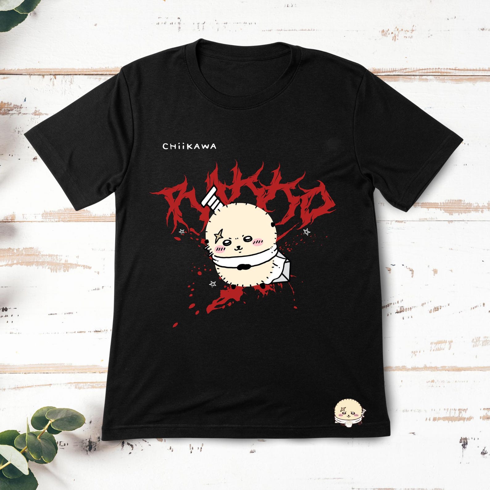 Rakko Chiikawa Grunge Shirt Red Design Rakko Funny - Etsy