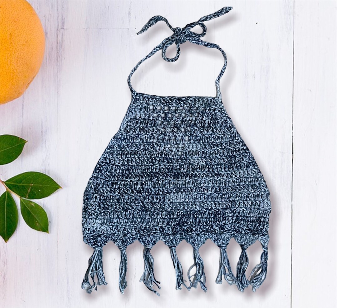 Boho Crochet Halter Top/ Crochet Top/ Girl's Top/ Toddler Crochet Top ...