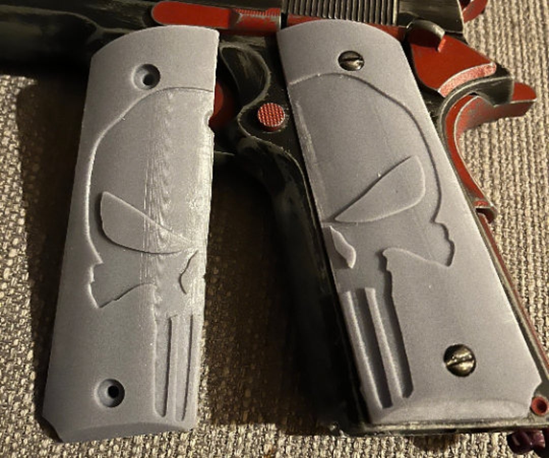 AIRSOFT TOY Punisher 1911 Hand Grips Resin 3D Printed - Etsy