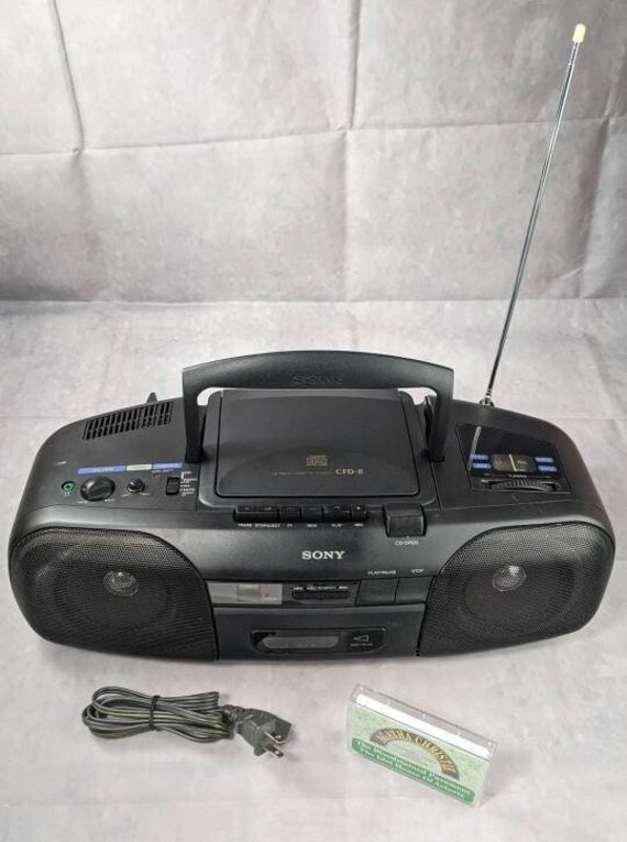 Sony CFD-8 Cd/cassette Player Radio Boombox Tested Fully - Etsy