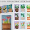 Palm Tree Ocean Quilt Block Pdf Pattern - Etsy
