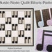 Music Note Quilt Block Pdf Pattern - Etsy