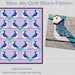 Blue Jay Bird Quilt Block Pdf Pattern - Etsy