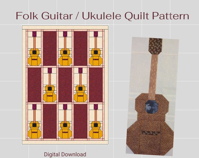 Drum Set Quilt Pattern - Etsy