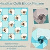 Nautilus Shell Quilt Block Pdf Pattern - Etsy