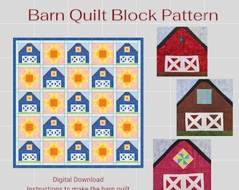 Red Barns Quilt Pattern Gingiber G020 Farm Fresh Quilt Pattern Barn Quilt Pattern Farm Quilt ...