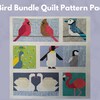Blue Jay Bird Quilt Block Pdf Pattern - Etsy