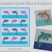 Dolphin Quilt Block Pdf Pattern - Etsy