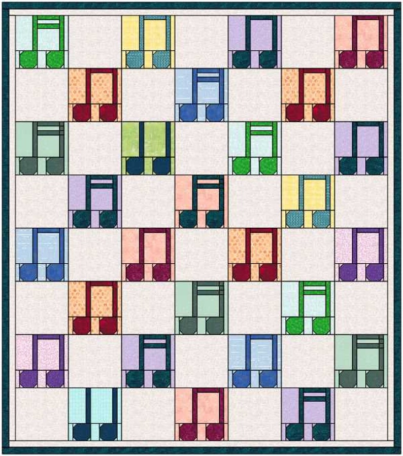 Music Note Quilt Block Pdf Pattern - Etsy