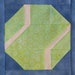 Baseball / Tennis Ball Quilt Block PDF Pattern - Etsy