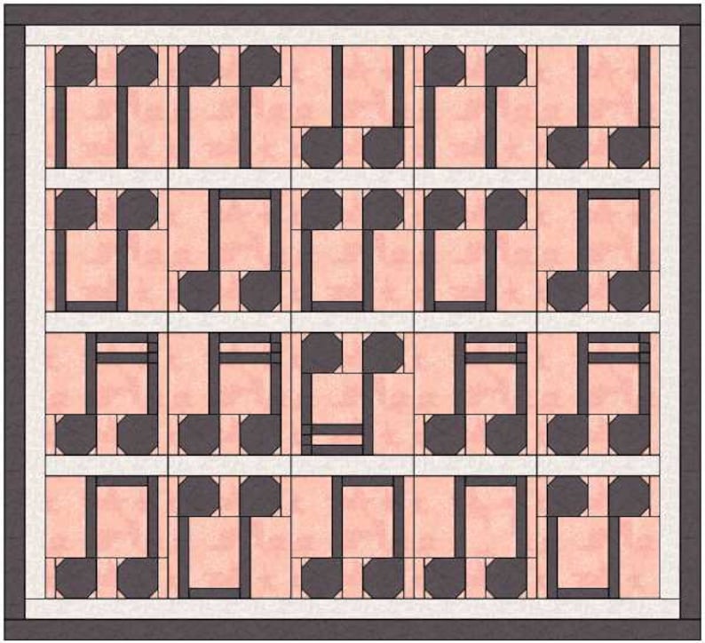 Music Note Quilt Block Pdf Pattern - Etsy