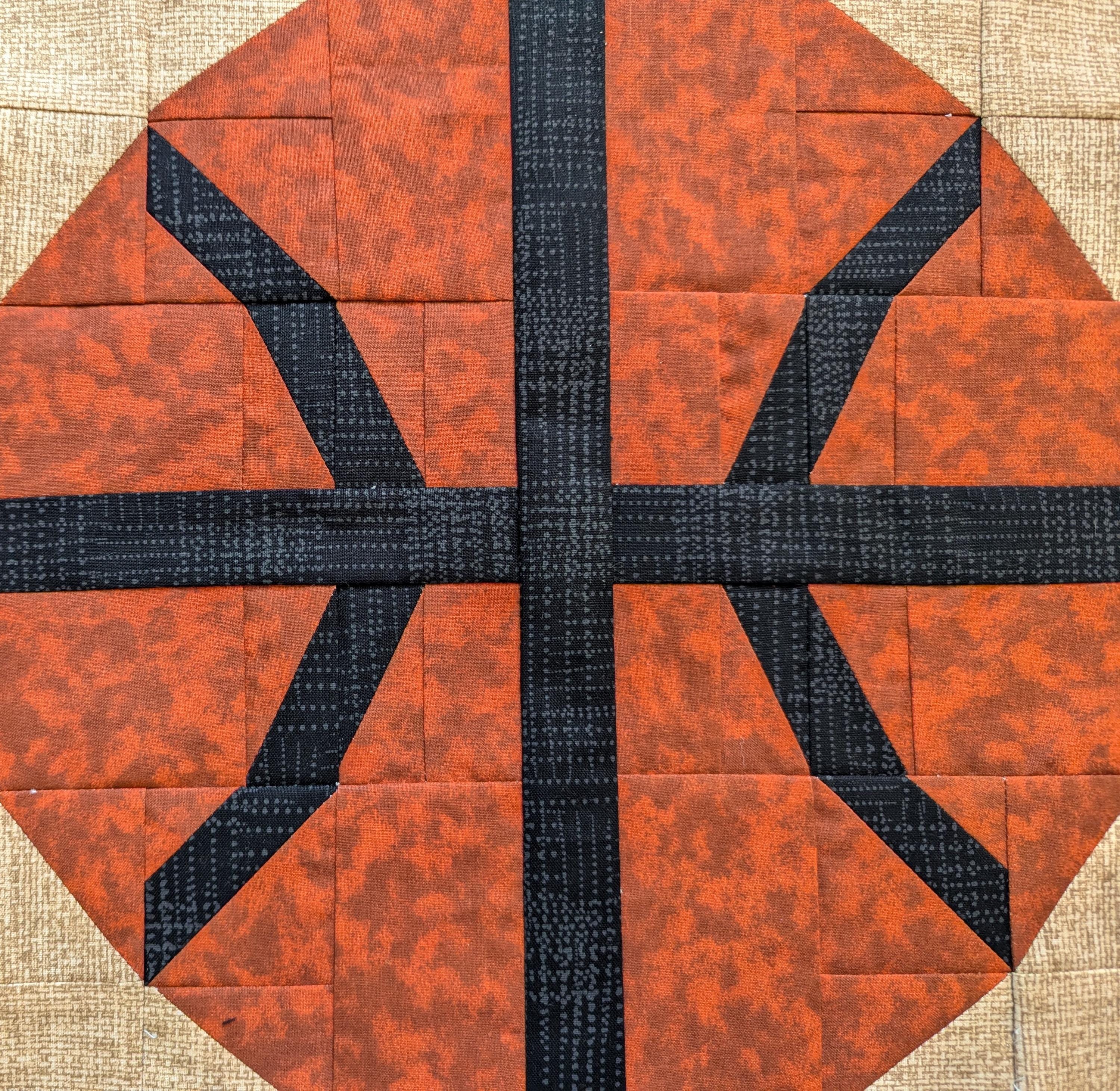Basketball Quilt Block PDF Pattern - Etsy