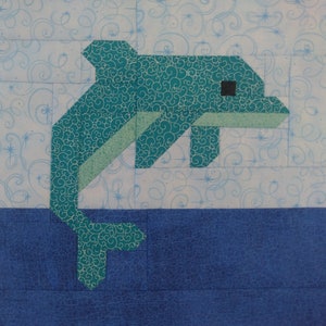 Dolphin Quilt Block Pdf Pattern - Etsy