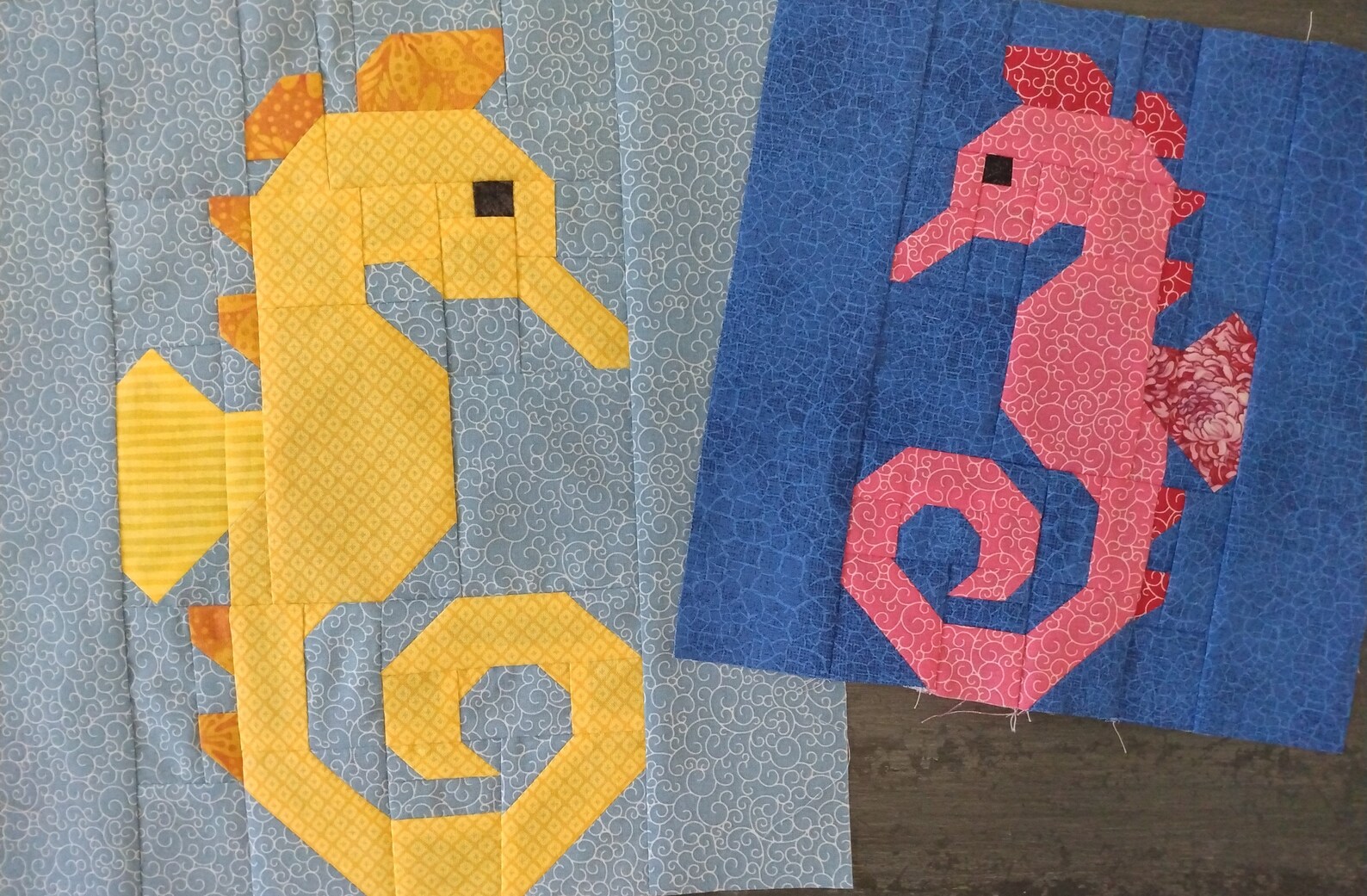 Sea Life Sampler Quilt Pattern Pack Pdf Set of 9 Fish and Ocean ...