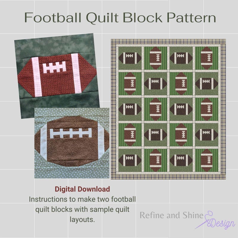 Football Quilts - Etsy