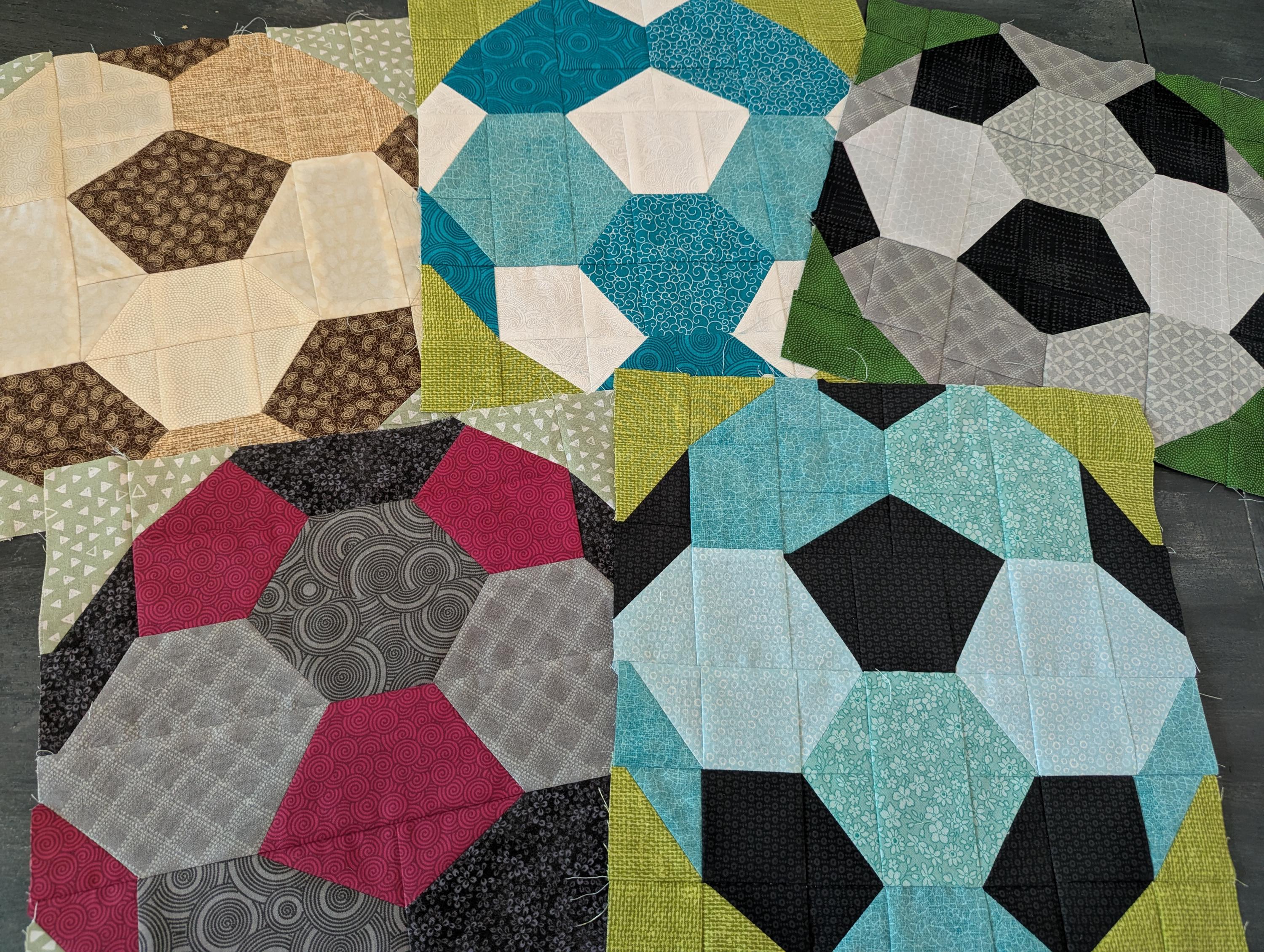 Soccer (football) Quilt Block Pdf Pattern Instant Download - Etsy UK