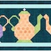 Teapot Quilt Block Downloadable PDF Pattern - Etsy