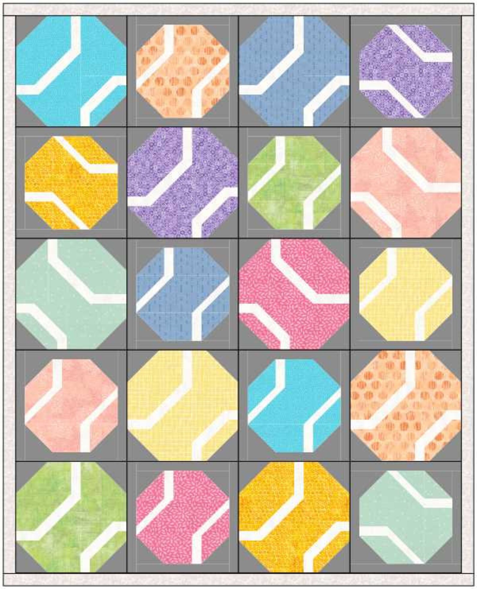Baseball / Tennis Ball Quilt Block PDF Pattern - Etsy