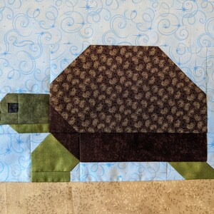 Tortoise Turtle Quilt Block Pdf Pattern - Etsy