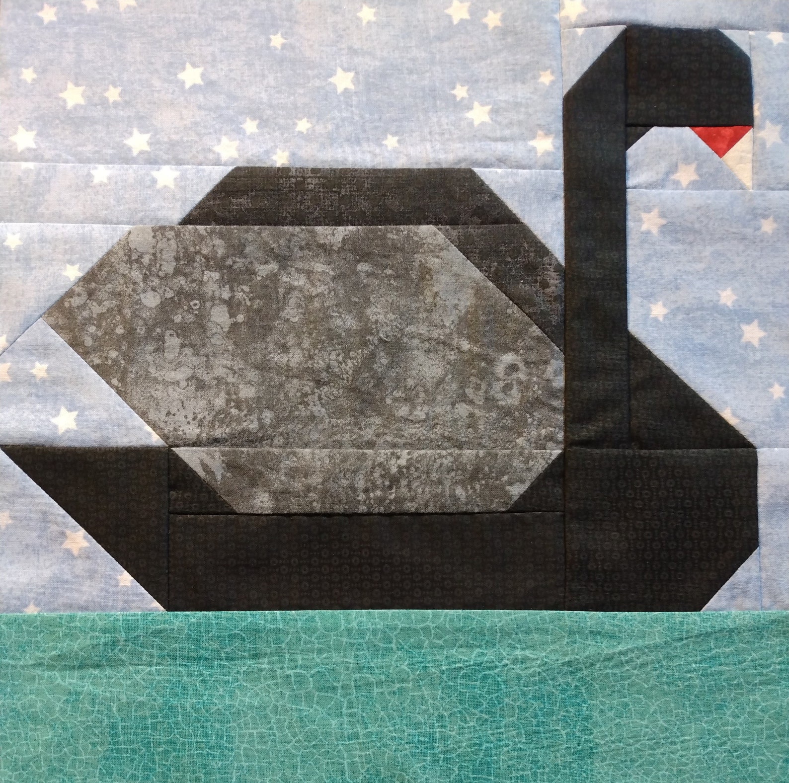 Swan Quilt Block Pdf Pattern - Etsy