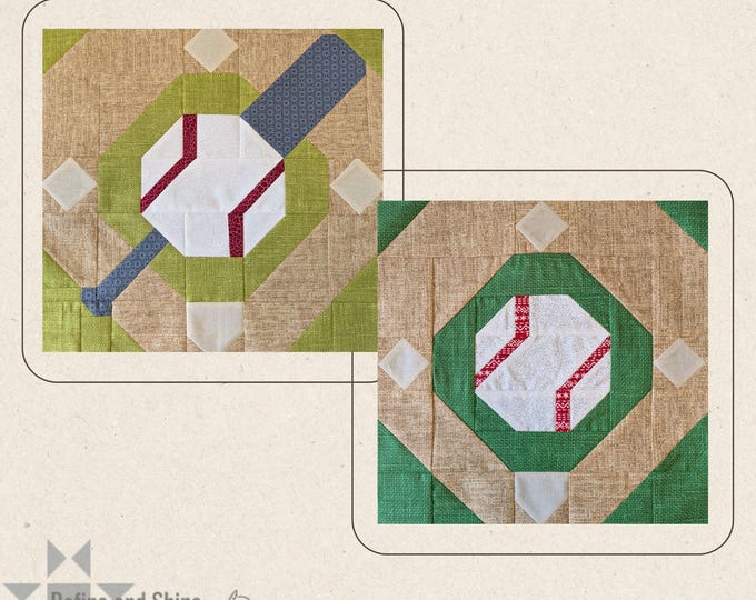 Basketball Quilt Block PDF Pattern - Etsy Canada