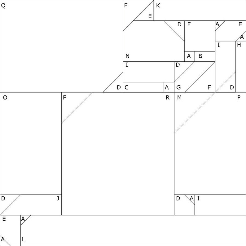 Playful Cat Quilt Block Pdf Pattern - Etsy