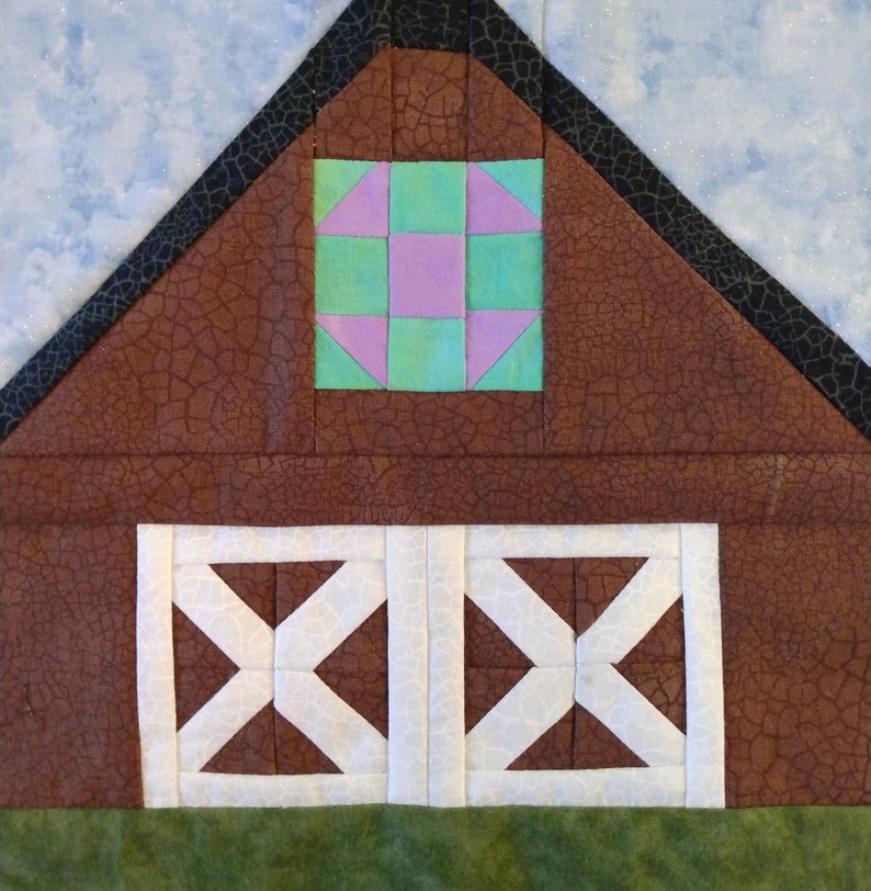 Barn Quilt Block PDF Pattern - Etsy