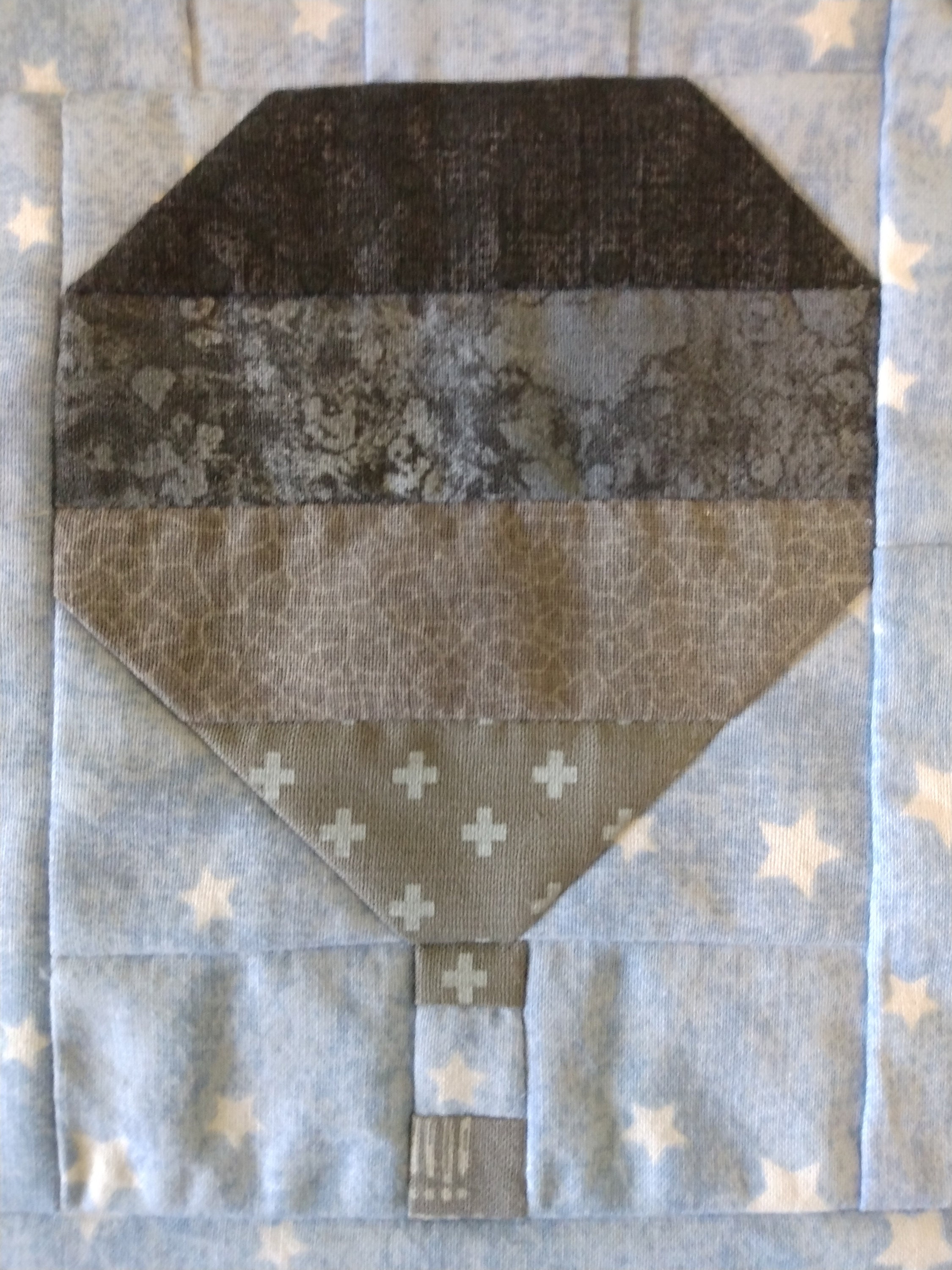 Hot Air Balloon Quilt Block PDF Pattern | Etsy