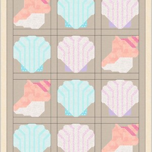 Seashell Sampler Quilt Pattern Pack - Etsy