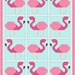 Flamingo Quilt Block Pdf Pattern - Etsy