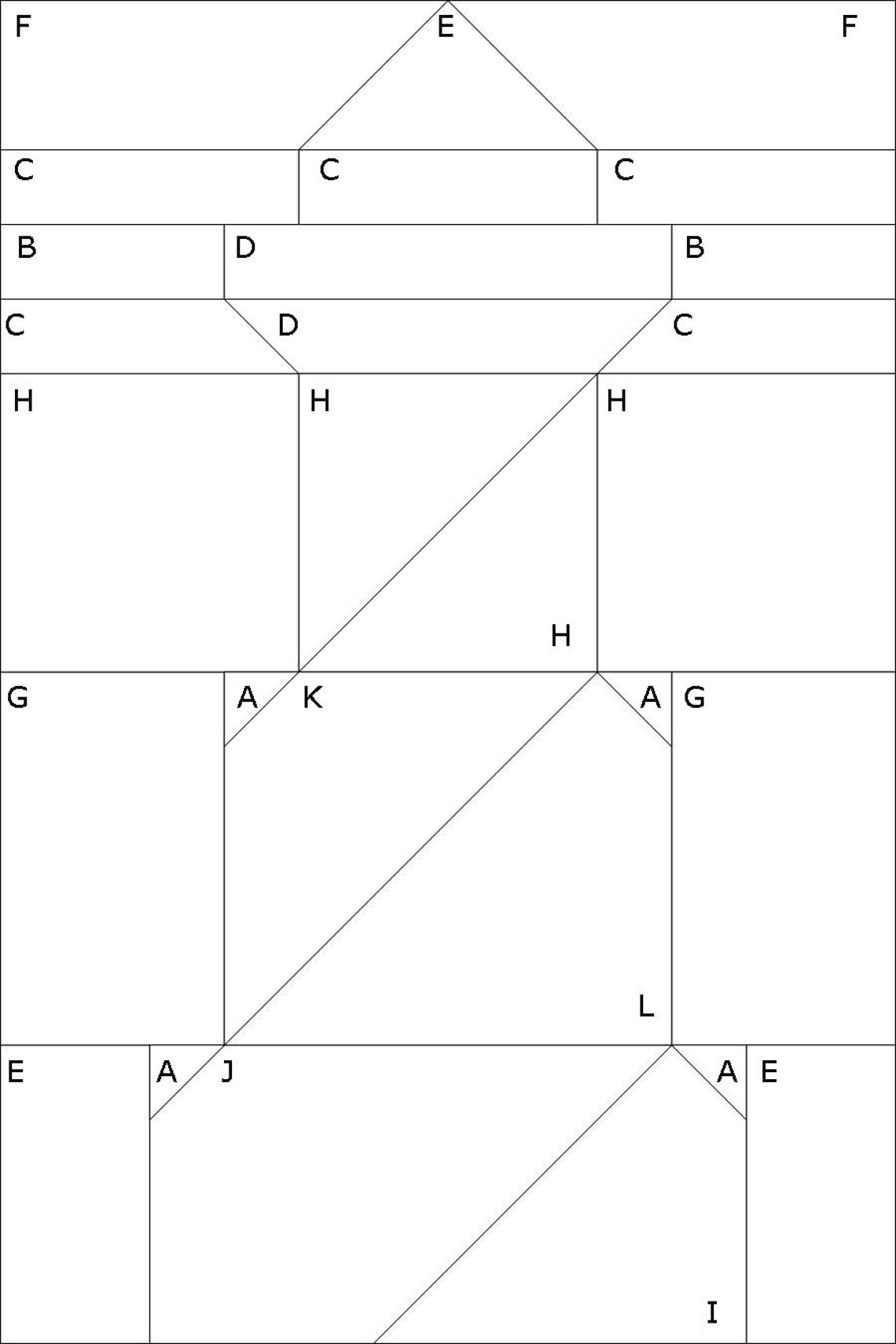 Lighthouse Quilt Block Pdf Pattern - Etsy