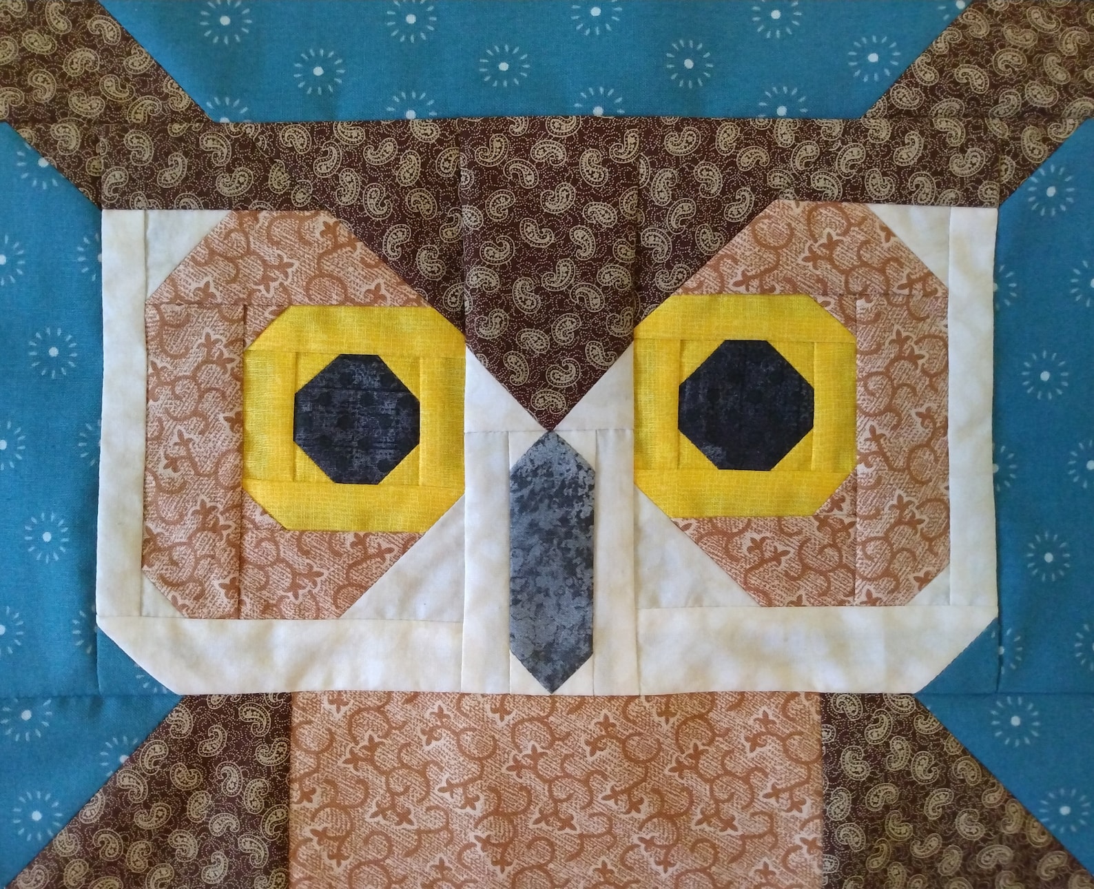 Owl Quilt Block Pdf Pattern - Etsy