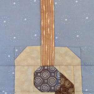 Guitar Trio, Acoustic, Folk, Electric Guitar Quilt Block PDF Patterns ...