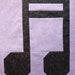 Music Note Quilt Block Pdf Pattern - Etsy