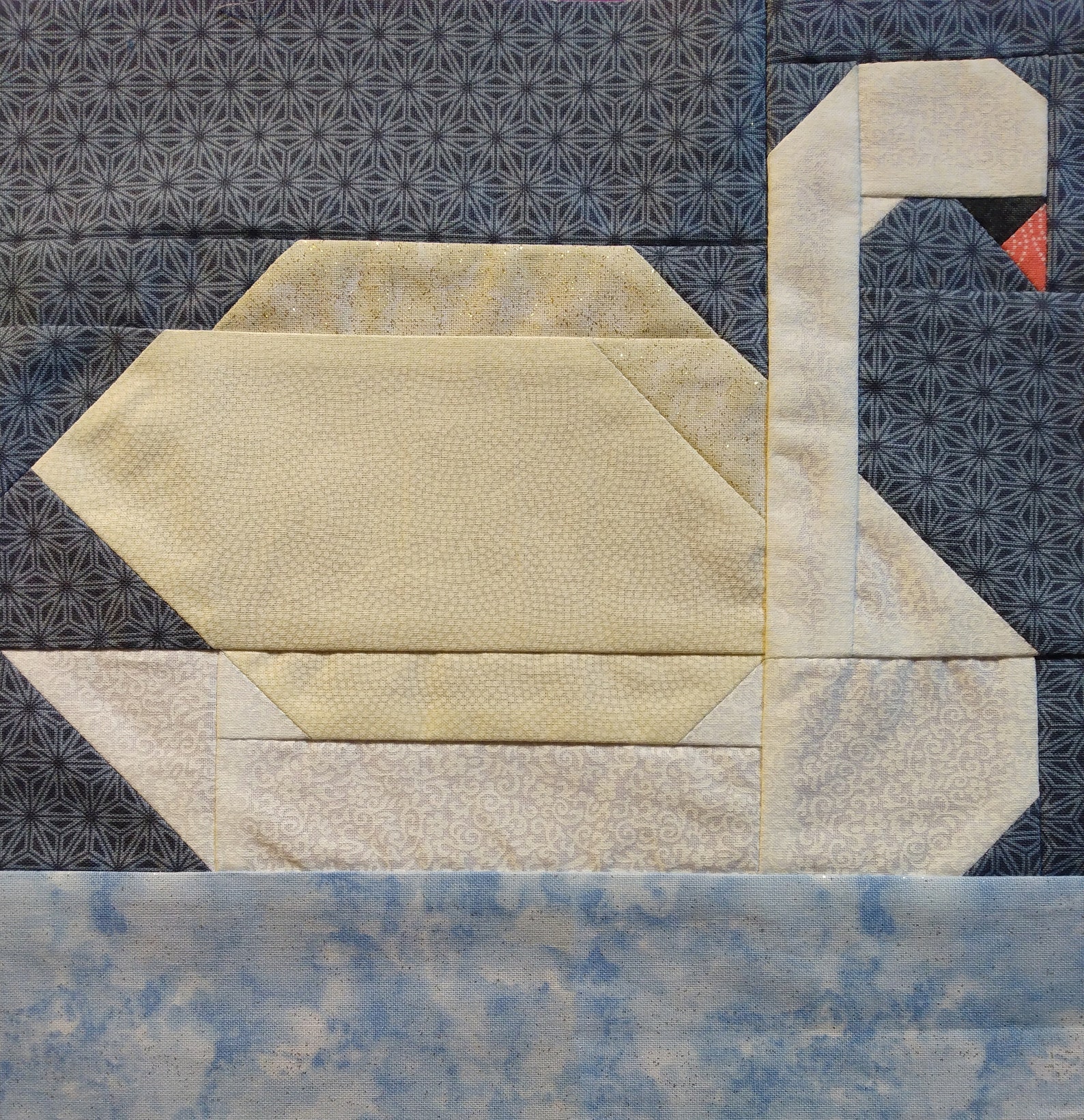 Swan Quilt Block Pdf Pattern - Etsy
