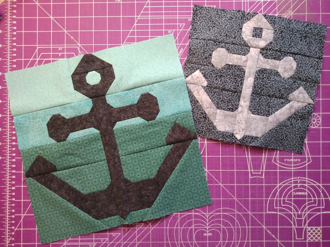 Anchor Quilt Block PDF Pattern - Etsy