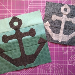 Anchor Quilt Block PDF Pattern - Etsy