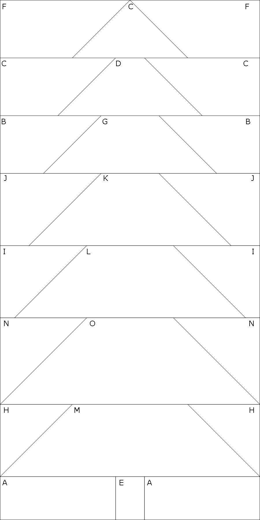 Pine Tree Forest Quilt Block Pdf Pattern - Etsy Canada