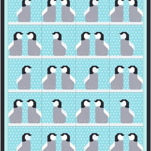 Penguin Chick (baby Penguin) Quilt Block Pdf Pattern - Etsy