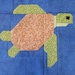 Sea Turtle Quilt Block Pdf Pattern - Etsy