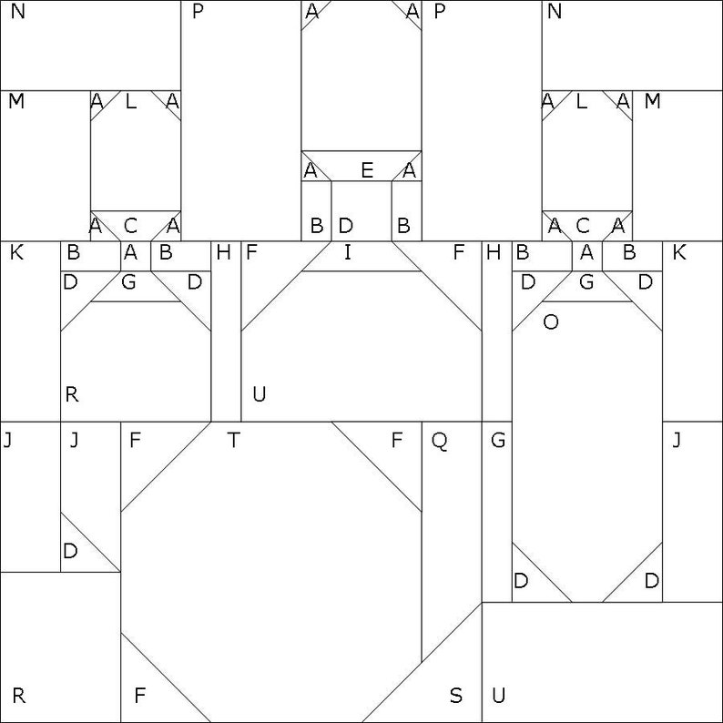 Bowling Quilt Block PDF Pattern - Etsy