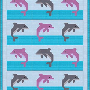 Dolphin Quilt Block Pdf Pattern - Etsy